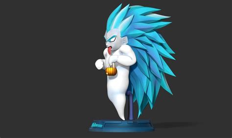 Gotenks Ghost Ssj3 With Halloween 3d Model 3d Printable Cgtrader