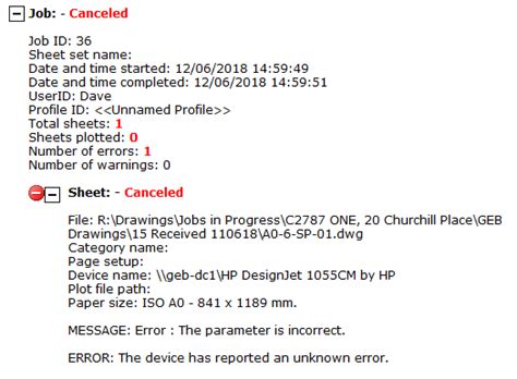 Plotting Error Autodesk Community