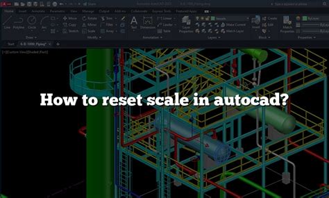 How To Reset Scale In Autocad