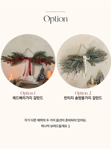 가랜드·모빌 크리스마스 갈란드 만들기 가랜드 리스 Diy 세트레드베리가지갈란드 오늘의집 쇼핑