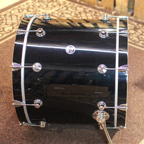 Dw Performance Black Mirra Bass Drum 18x22 The Dw Store