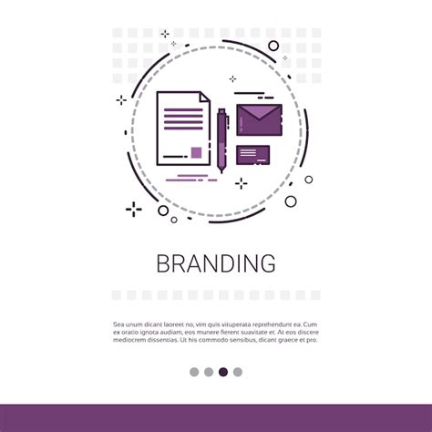 Premium Vector Branding Project Development Startup Banner