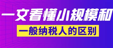 一文看懂小规模纳税人和一般纳税人的区别 知乎