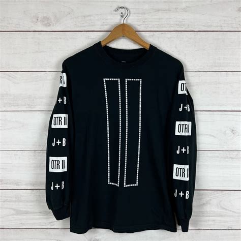 Jay Z X Beyonc On The Run Long Sleeve Shirt Small Gem