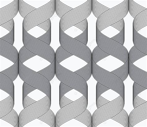 Ribbons Dark And Light Spirals Pattern Texture Tillable Overlap Vector