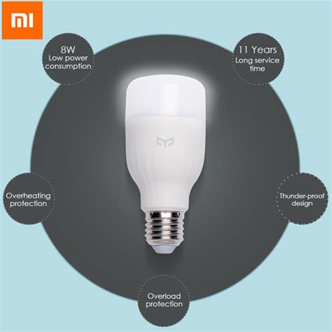 Yeelight Smart Led Bulb Light Smartphone Remote Control Light 4w White