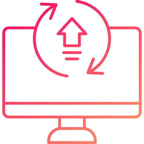 Upgrade Generic Gradient Outline Icon