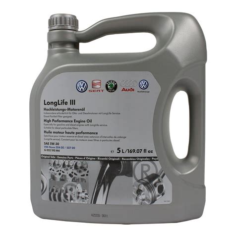 Ulei motor VAG 5W-30 Longlife G052195M4 5L (Original VAG) - AUTONEXT ...