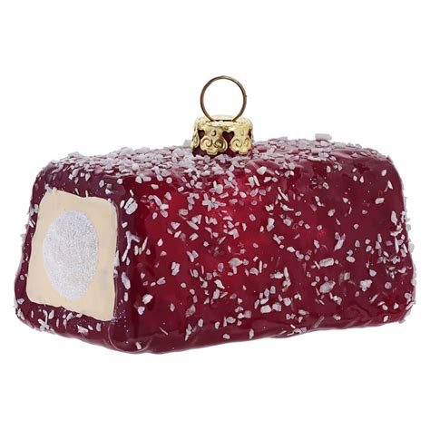 Raspberry Iced Snack Cake Ornament By Cody Foster Traditions