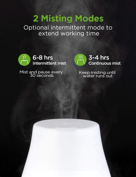 Buy Innogear Essential Oil Diffuser Upgraded Diffusers For Essential Oils Aromatherapy Diffuser