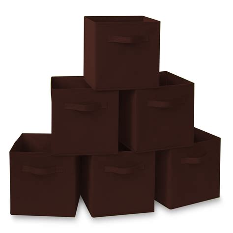 Yoytoo 6 Pack Foldable Fabric Cube Storage Bins 11 Collapsible Cube