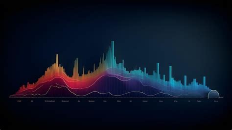 Premium Photo A Colorful Graph Of Lines