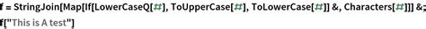 SwapCase Wolfram Function Repository