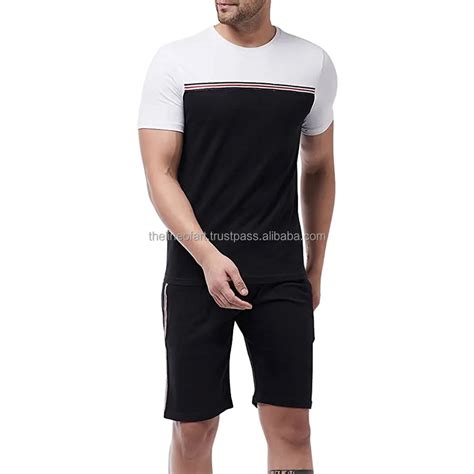 Wholesale Summer Street Wear Two Piece Twin Set In Plain Color 2024 New