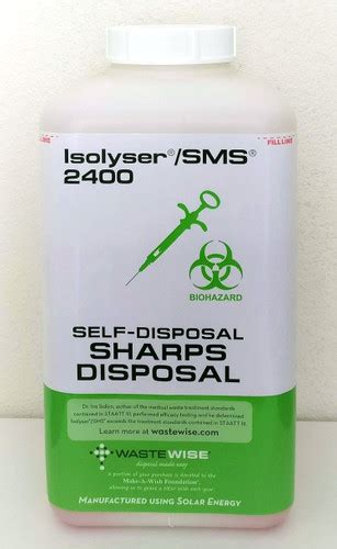 Isolyser 2400 Sharps Management System Self Disposal