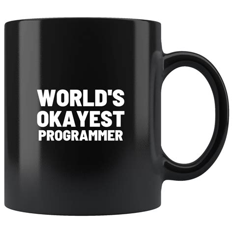 Worlds Okayest Programmer Mug Codebrew Mugs