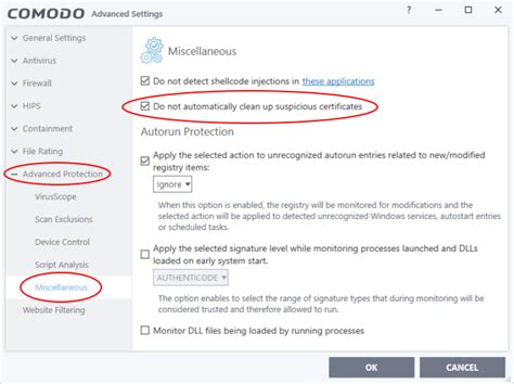 How To Configure Automatic Cleanup Of Suspicious Certificates In Xcitium Client Security