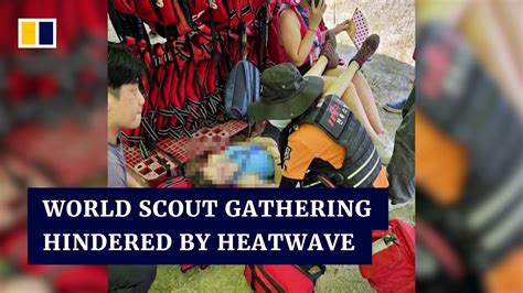 Hundreds Suffer Heat Exhaustion At World Scout Jamboree In South Korea