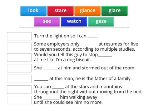 Watch Look At Glare Stare Gaze Glance See Match Up