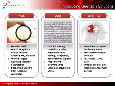 Ppt Seertech Solutions Ilearning Plus Lms Capability Demonstration Powerpoint Presentation