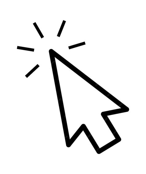Premium Vector Click Cursor Set Computer Pointer Hand And Arrow Icon