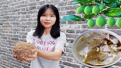 爸妈在外干农活，小香用纯天然果子做了凉粉，给爸妈解暑！ Youtube