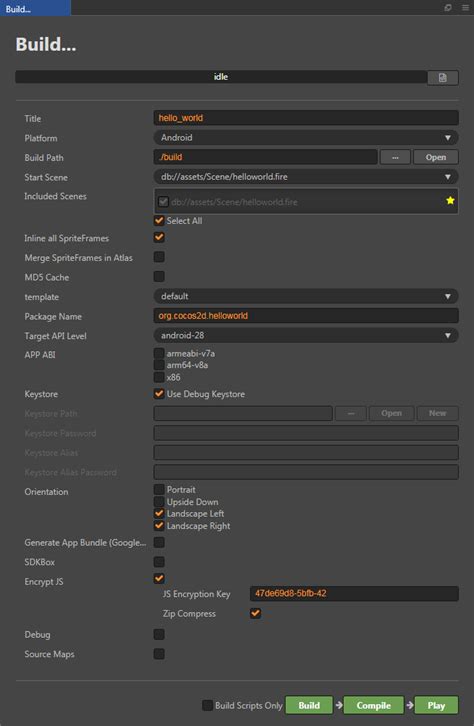 publish to native platforms · cocos creator