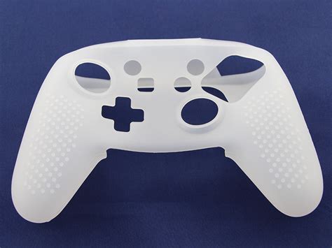Protective Silicone Skin Case For NS Switch Pro Controller White Nude Packs Westingames