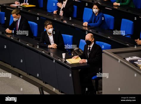 Berlin Deutschland 15th Dez 2021 OLAF SCHOLZ ROBERT HABECK