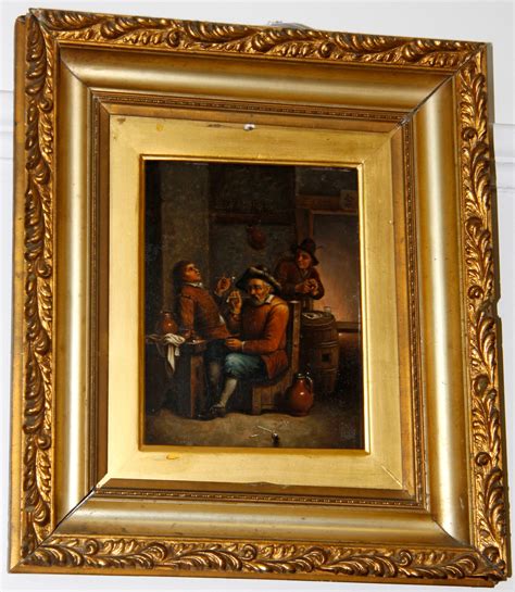 Bonhams Continental School 19th Century Tavern Scene