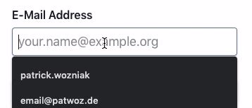 Input CSS AutoComplete Font Size Stack Overflow