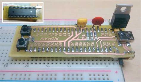 PICMAN Un Mini Arduino Con PIC 18F4553 BricoGeek