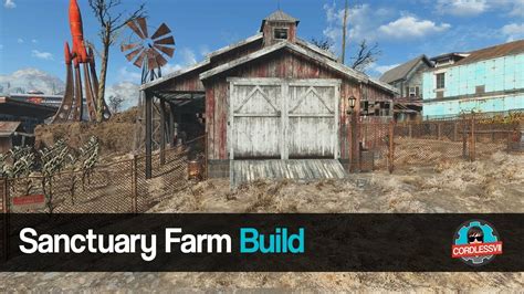 Fallout 4 Sanctuary Farm Build Youtube