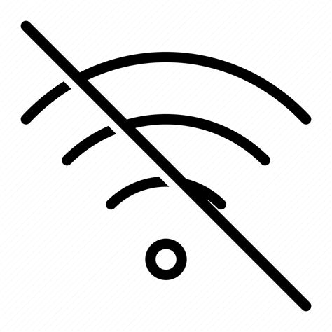 No Internet Wifi Slash Signal Connection Icon Download On Iconfinder