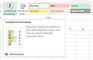 How To Add Conditional Formatting In Excel 2013 Laptop Mag