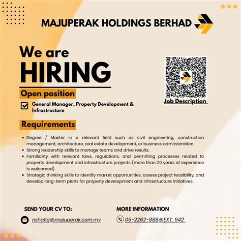 Mohd Syafiq Mohd Bakri On Linkedin Majuperak Holdings Berhad Is Hiring