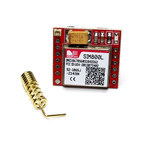 Módulo Gsmgprs Sim800l Con Antena — Talos Electronics