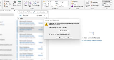 How To Stop Outlook Internet Security Warning Citizenside
