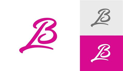 Premium Vector Brush Letter Lb Initial Monogram Logo Design Vector