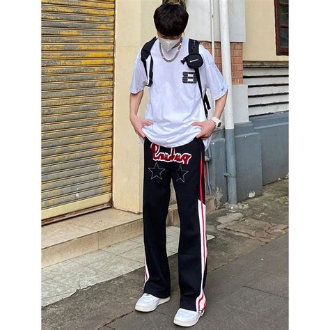 Yaz Yeni Y Ksek Sokak Gen Lik Spor Pantolon Erkekler Ve Kad Nlar Ile
