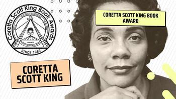 Coretta Scott King Book Award PDF Slides Black History Month MLK