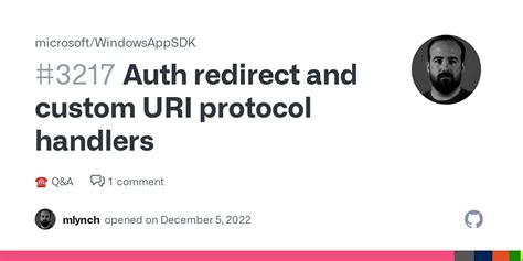 Auth Redirect And Custom Uri Protocol Handlers · Microsoft