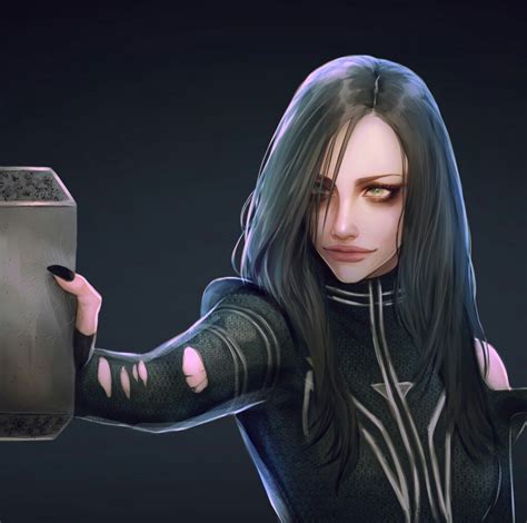 헬라 Hela Cr 졔리 Marvel Hela Avengers Fan Art Marvel Girls