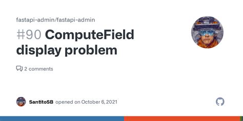 Computefield Display Problem · Issue 90 · Fastapi Adminfastapi Admin