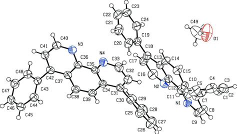 Ortep Plot Of The Title Compound Displacement Ellipsoids Are Drawn At