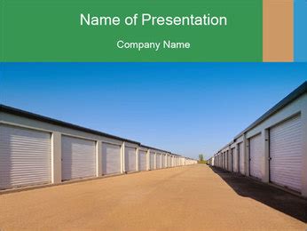 Temporary Storage Solutions For Businesses And Individuals PowerPoint Template Backgrounds