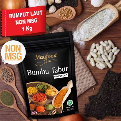 Magfood Bumbu Tabur Rumput Laut Non Msg 1 Kg