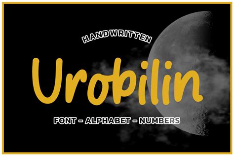 Urobilin Font Aplhabet Graphic By Fromporto · Creative Fabrica