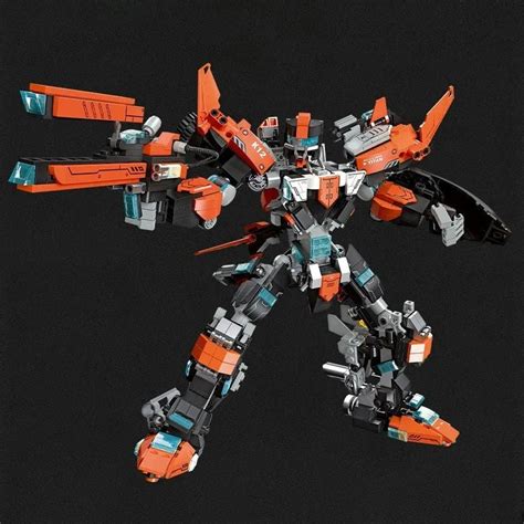 Titan Knight Mecha Building Blocks Robot Warrior Toys