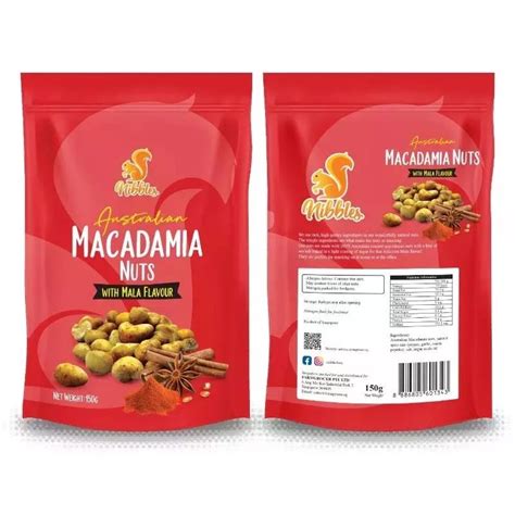Nibbles Australian Macadamia Nuts Mala Flavoured Nut Nibbles Australian